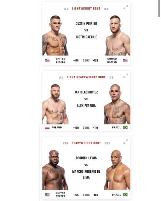 UFC 291: UFC website reveals matchup likely to replace canceled Stephen ...