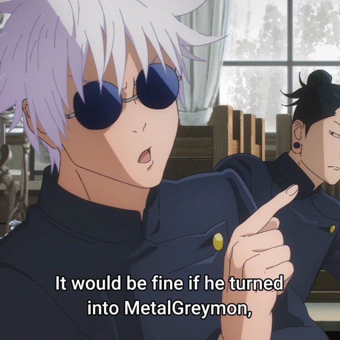 Jujutsu Kaisen season 2 teases a Digimon crossover with Gojo Satoru