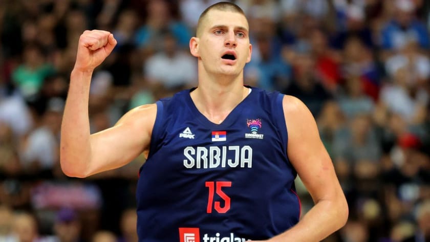 Watch: Nikola Jokic is spotted shirtless celebrating his horse racing ...