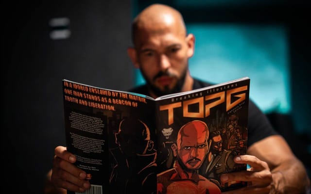 Andrew Tate launches "Top G" comic book about fighting the Matrix with ...