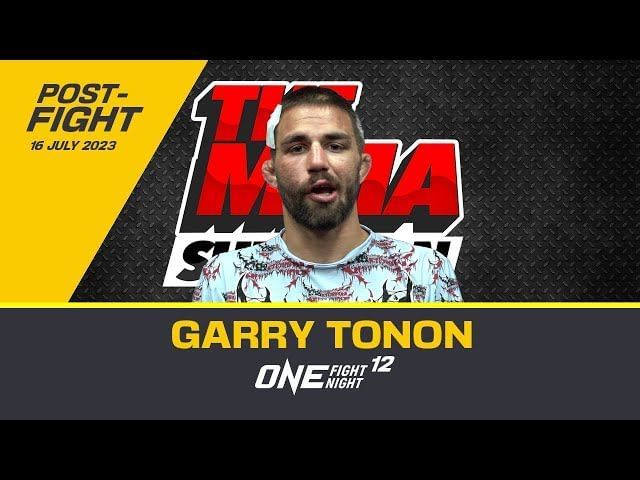 Garry Tonon: Garry Tonon is “very happy” with himself after ending ...