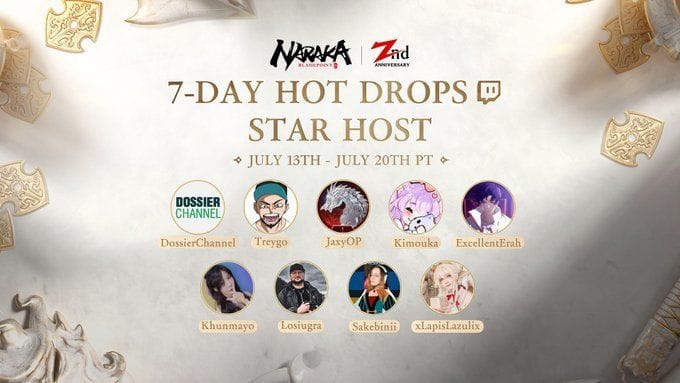 How to get Naraka Bladepoint Twitch drops? Rewards for July 2023 and more