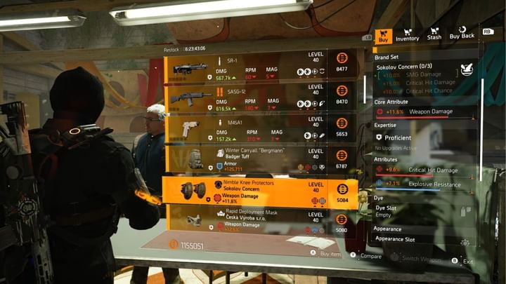 5 best Kneepads in The Division 2