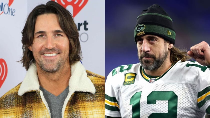 NFL host mistaking Jake Owen for Aaron Rodgers and getting handsy with ...