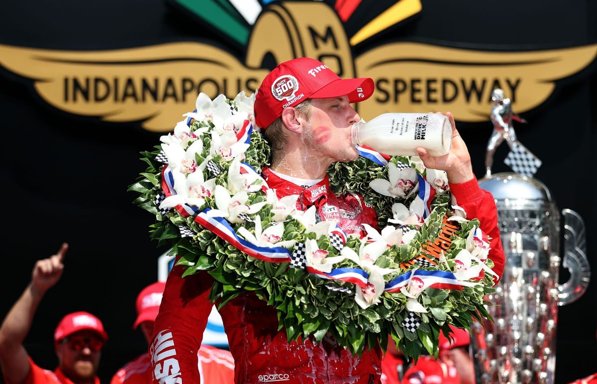 Why does Indy 500 winner drink milk? Tradition behind the celebration ...