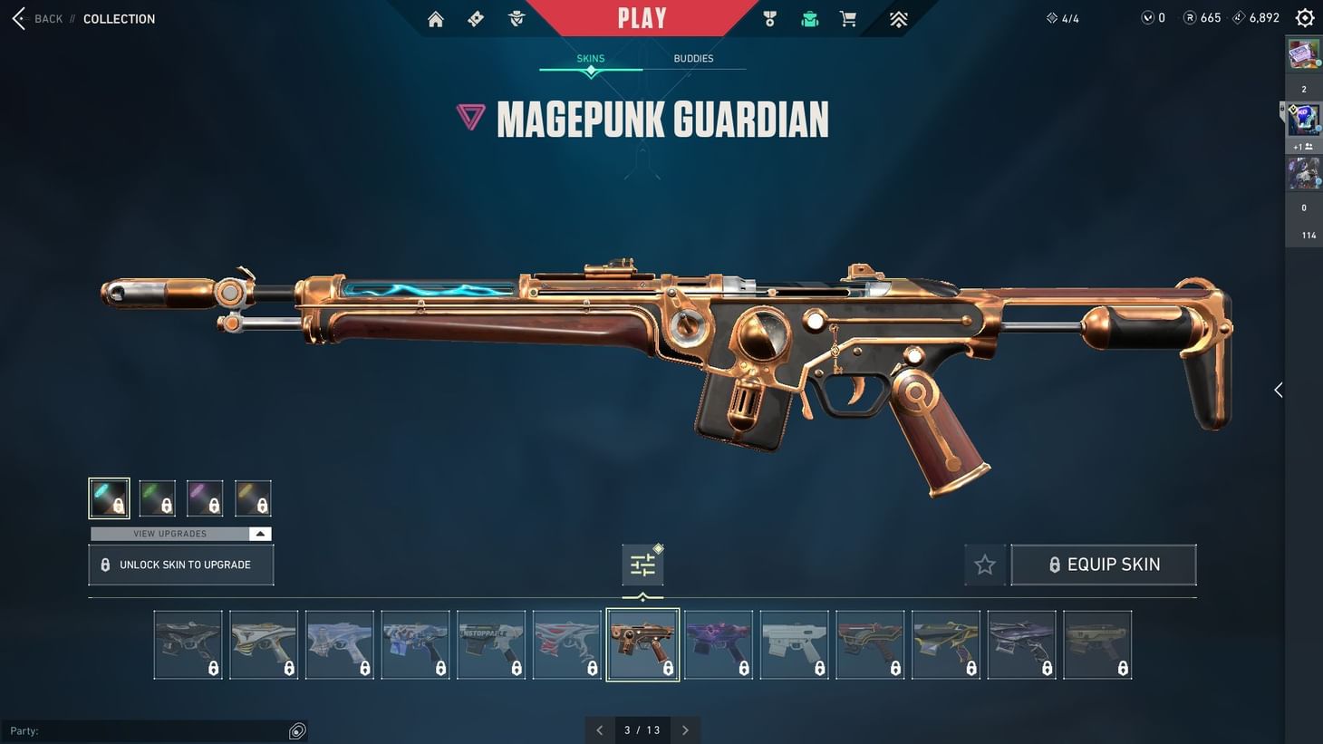 Valorant Magepunk skins ranked from worst to best