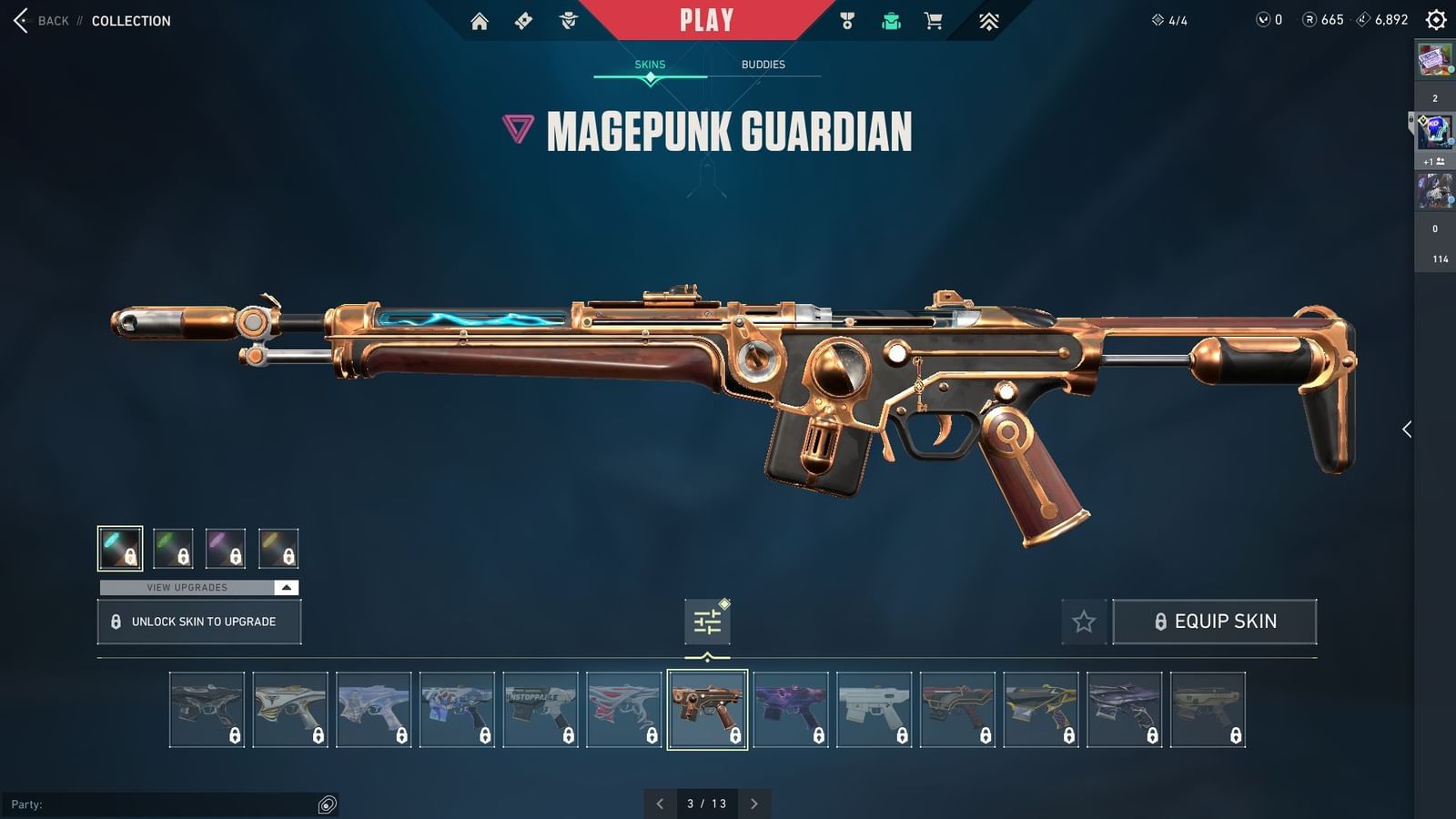 Valorant Magepunk skins ranked from worst to best