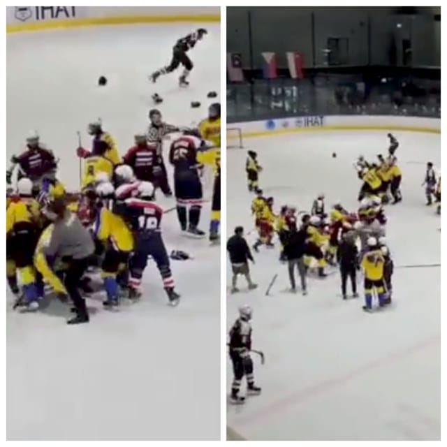 NHL fans react as video of insane handshake brawl at U-18 invitational ...