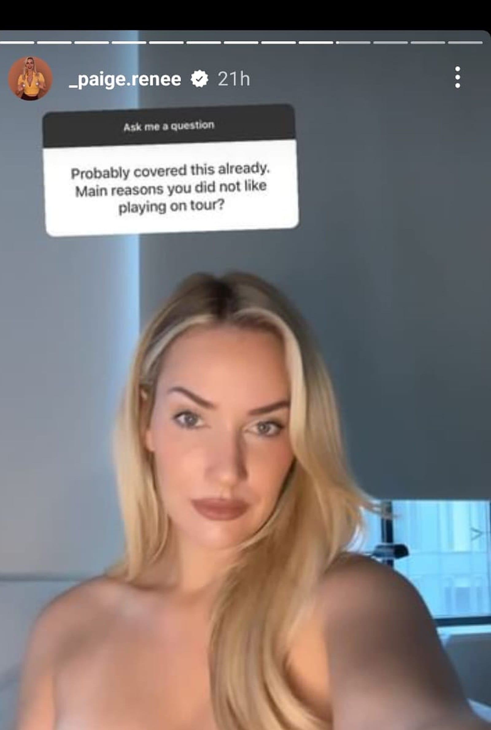 "It's lonely, expensive, mentally and physically exhausting" - Paige Spiranac reveals why she ...