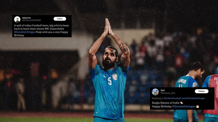 Indian football supporters extend their heartfelt wishes to Sandesh ...