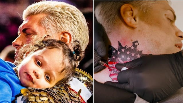 Cody Rhodes' daughter had a one-word reaction to his controversial neck ...