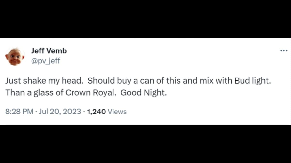 Gay Water: "Bud Light in a different can?": Internet reacts as influencer launches Gay Water drink