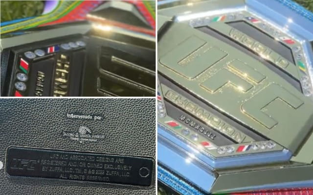 Yair Rodriguez unveils beautiful new Mexican-themed UFC championship belt