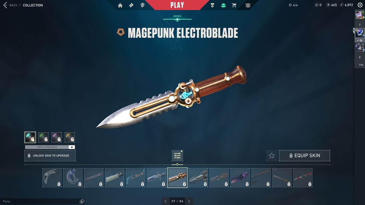 Valorant Magepunk skins ranked from worst to best