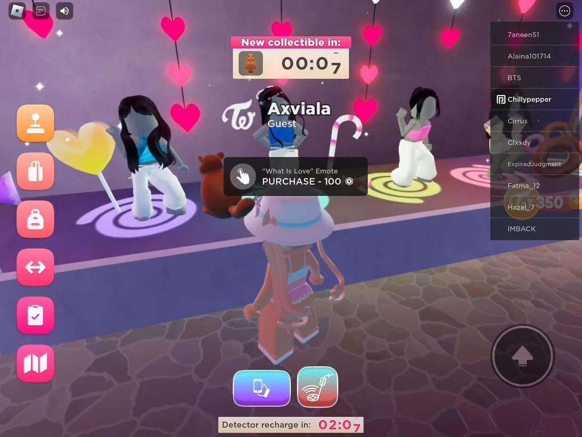 How to get the "What is Love" emote in Roblox