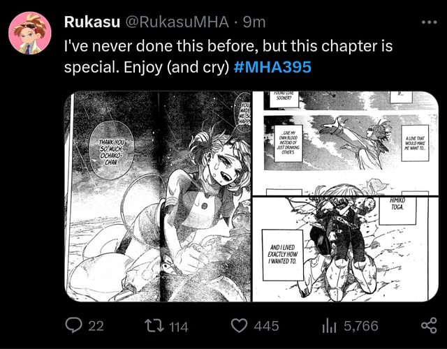 My Hero Academia Chapter 395 Spoilers And Raw Scans Ochaco Uraraka Vs Himiko Toga Leads To A