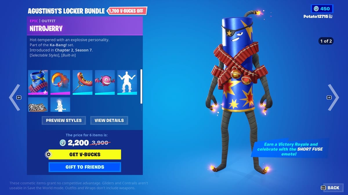 Fortnite gets its worst Locker Bundle to ever exist