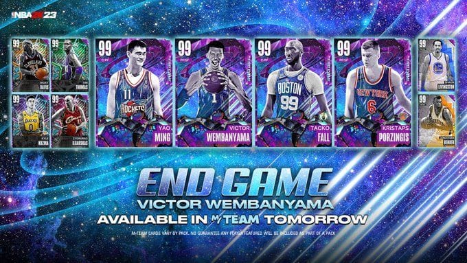 End Game Victor Wembanyama pack: NBA 2K23 End Game Victor Wembanyama Pack: All players featured
