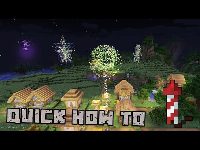 All firework patterns in Minecraft and how to craft them