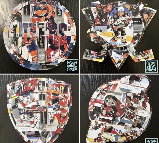 In Photos: Fan's unique skill to turn NHL trading cards into art goes viral