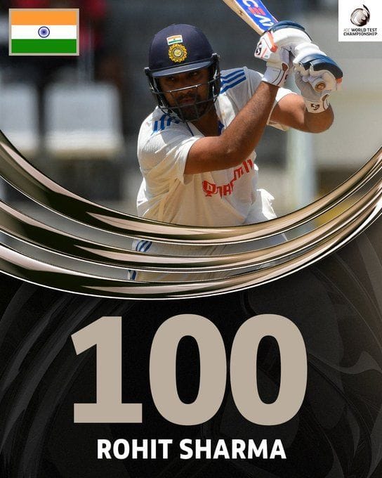 [Watch] Rohit Sharma hits a boundary to reach 10th hundred in 1st Test ...