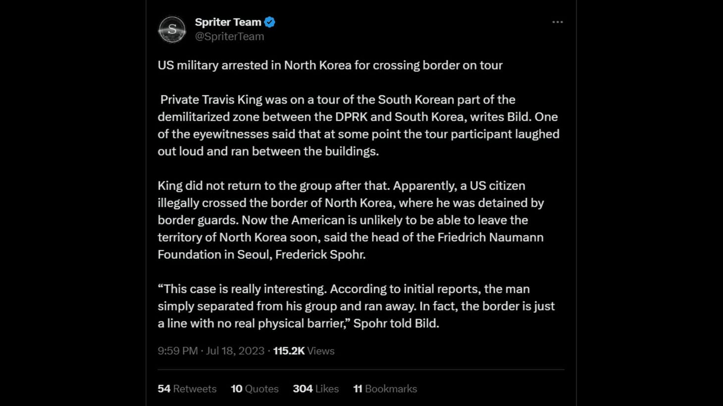 Who is Travis King? All we know about the US soldier detained in North ...