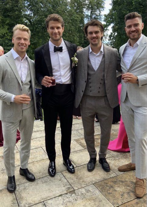 IN PHOTOS: Multiple NHL stars spotted as Pavel Zacha marries his long ...