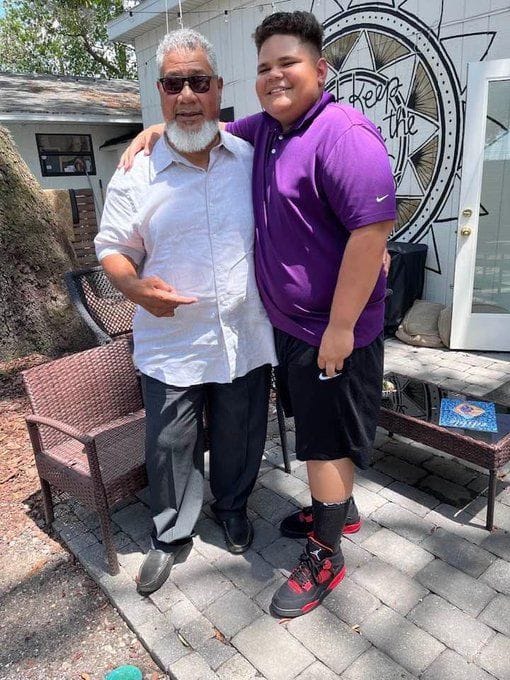 [PHOTO] WWE legend appears in photo with 11-year-old grandson; he is ...