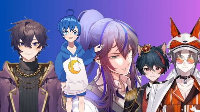 5 most subscribed male VTubers on Twitch