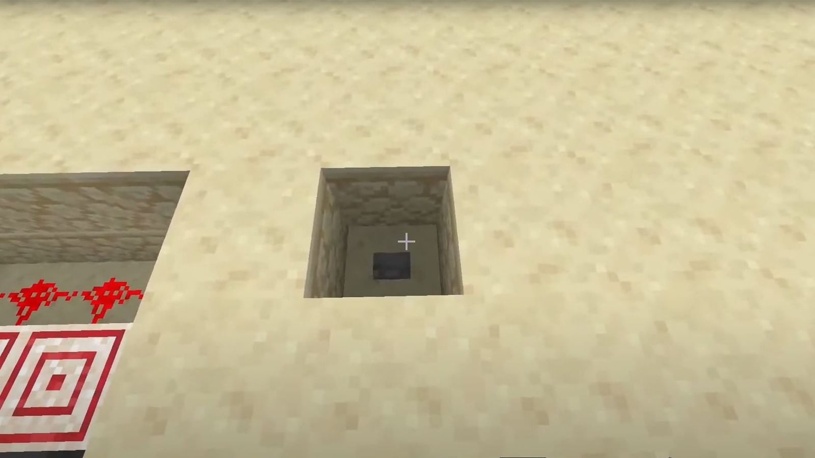 How to make a sand trap in Minecraft?