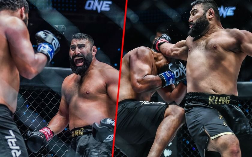 FREE FULL FIGHT: Giant Iraj Azizpour toys with Bruno Chavez in monster ...