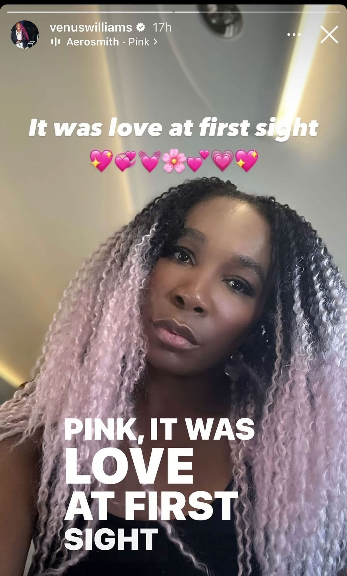 "It was love at first sight" - Venus Williams rocks pink hair and faux ...