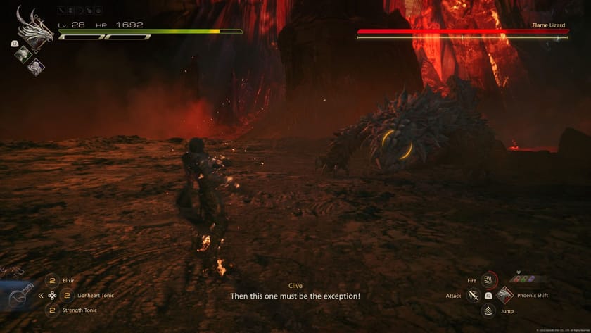How to defeat the Flame Lizard in Final Fantasy 16