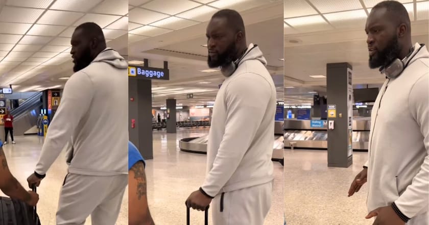 [WATCH] "This is harassment!!!" - Omos gets confronted at the airport ...