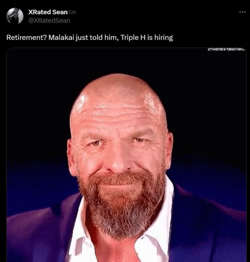 "Go back to WWE," "Hunter (Triple H) says hi" - Fans speculate about ...