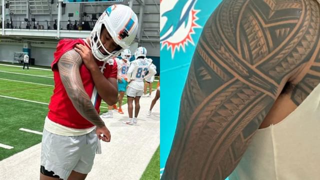 Tua Tagovailoa gets flamed by fans for flaunting new tattoo - “Fake a*s ...