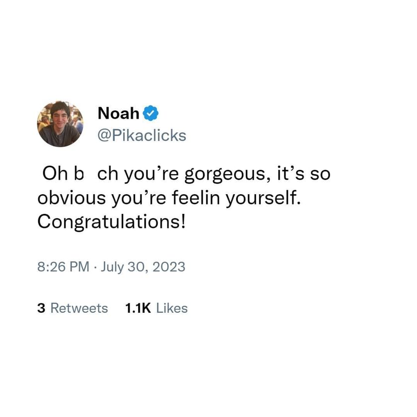 "It’s so obvious you’re feelin' yourself" - Kris Tyson sharing six ...