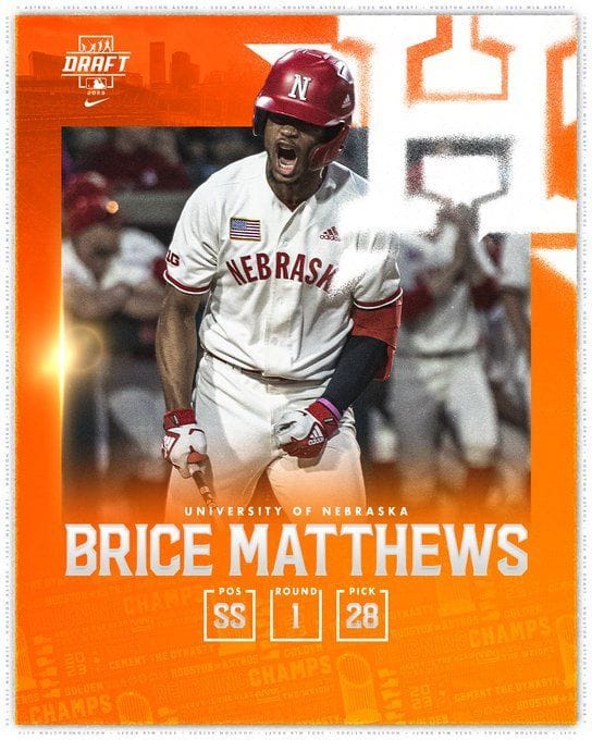 Who is Brice Matthews? Houston Astros pick local star, former QB in ...
