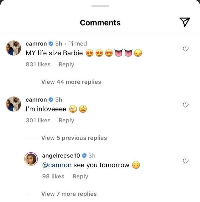 Angel Reese and boyfriend Cam'Ron Fletcher can't stop drooling over ...