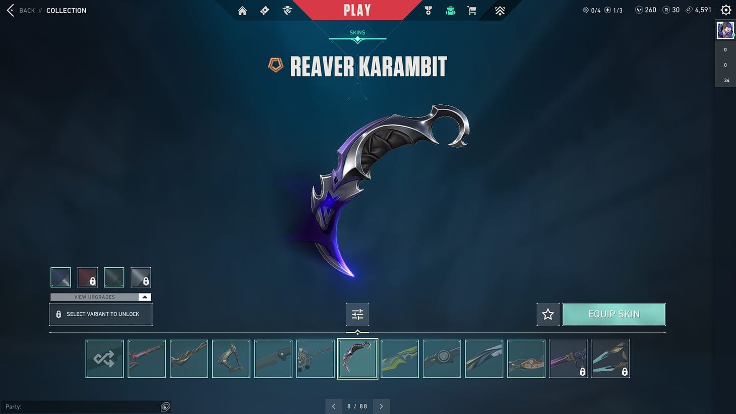Valorant Reaver skins ranked from worst to best