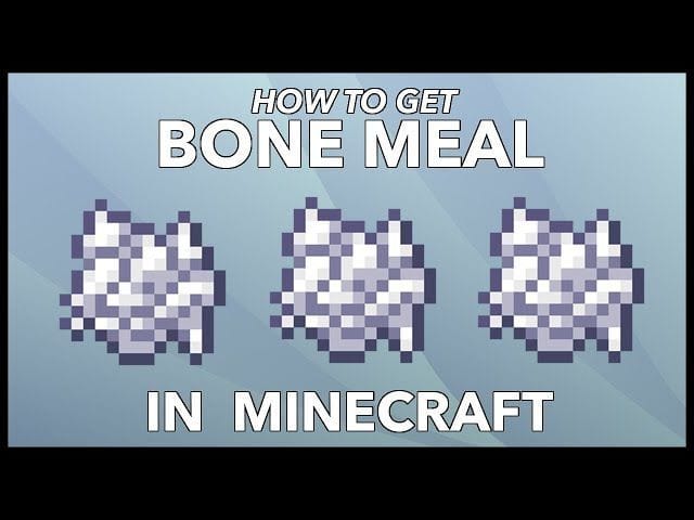 Bone meal in Minecraft: Crafting recipes, uses, and more