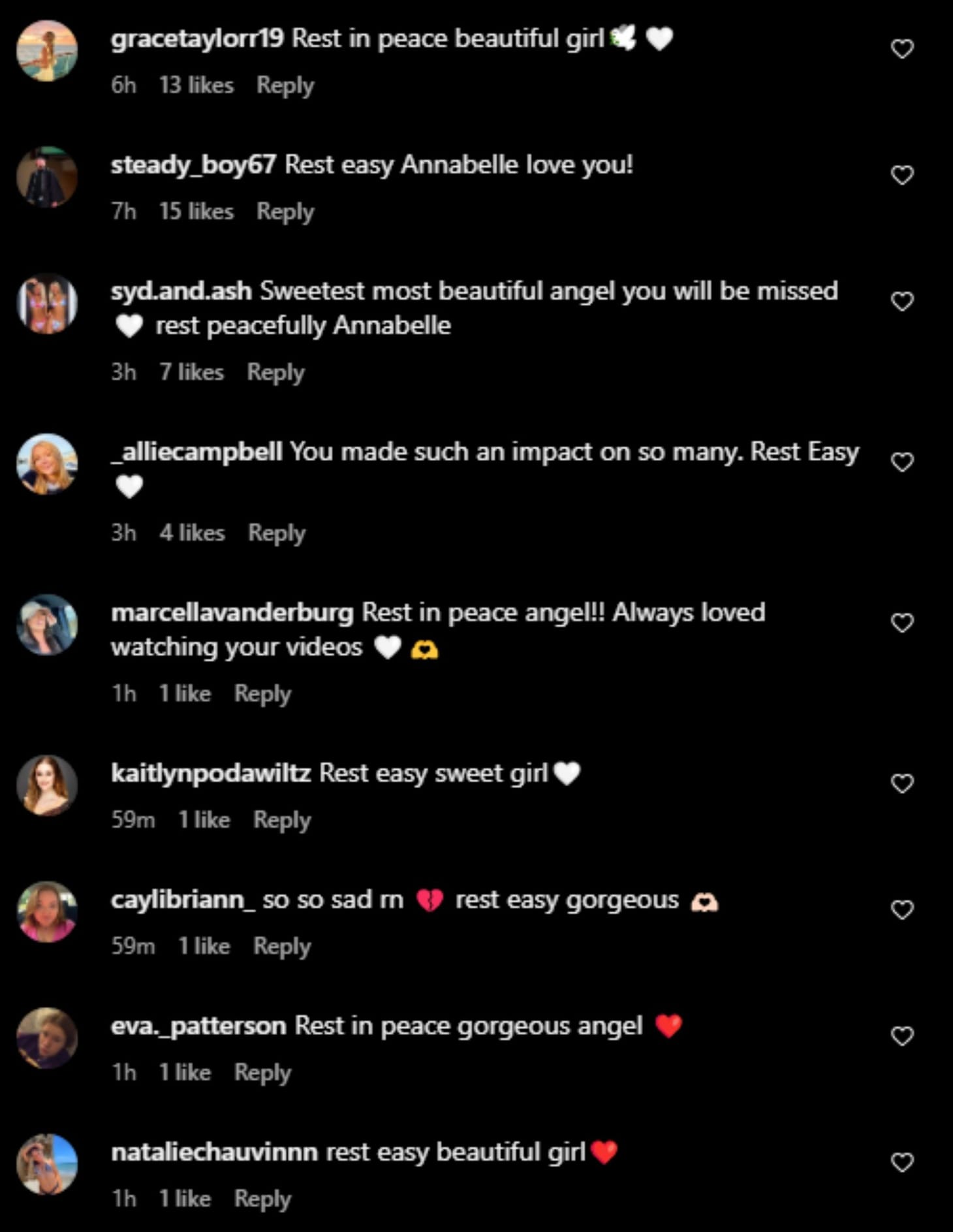 Annabelle Ham car accident claim goes viral as tributes pour in for 22 ...