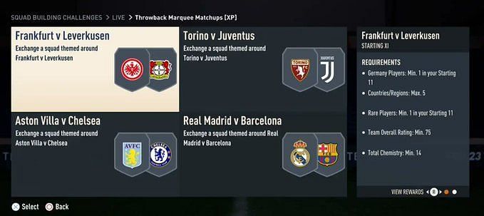 Fifa 23 Throwback Marquee Matchups July 20 How To Complete Expected
