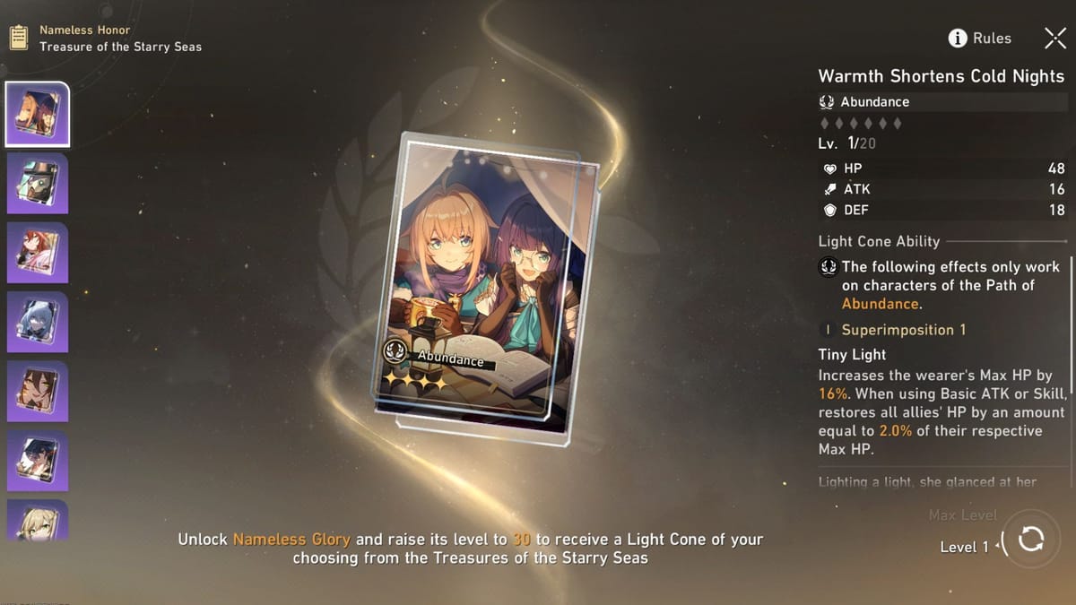 Is it worth buying the Nameless Honor Battle Pass in Honkai Star Rail 1.2?