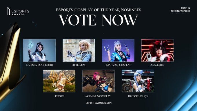 The Esports Awards 2023: Nominees, winners, how to vote, and more