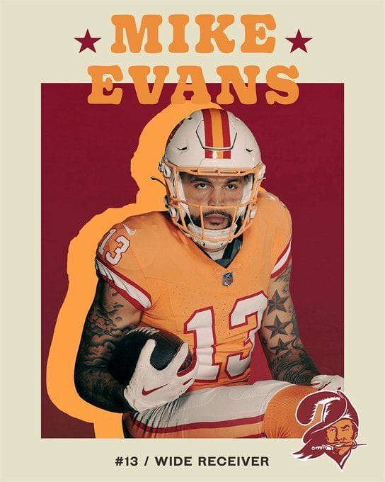 Mike Evans catches strays as fans troll Buccaneers’ Creamsicle jerseys ...