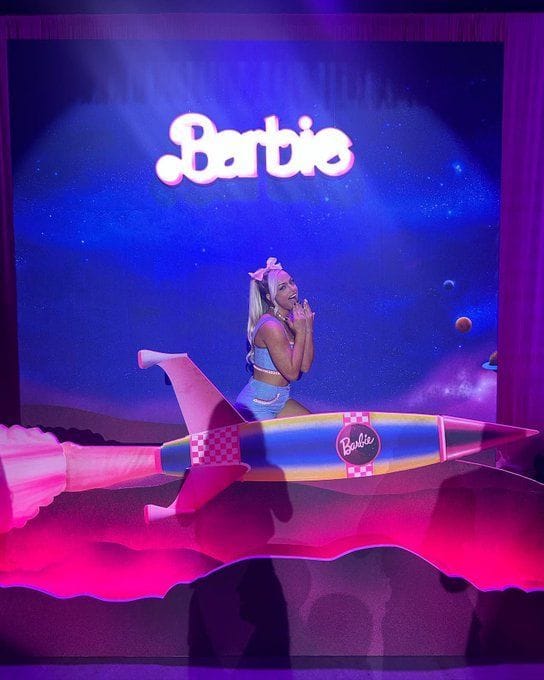 PHOTO: Liv Morgan seen with Margot Robbie at Barbie Premiere, sends her ...