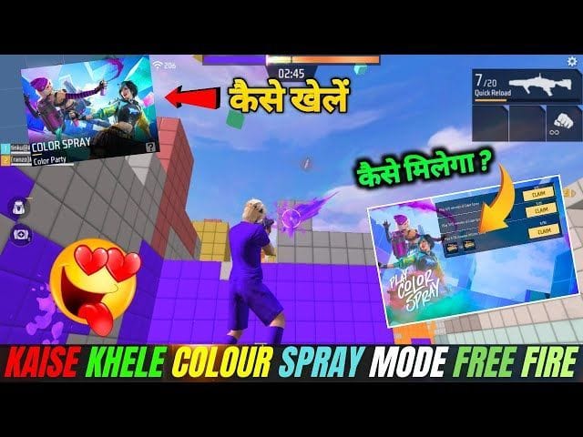 New Play Color Spray event in Free Fire MAX: Get free Weapon Loot Crate ...