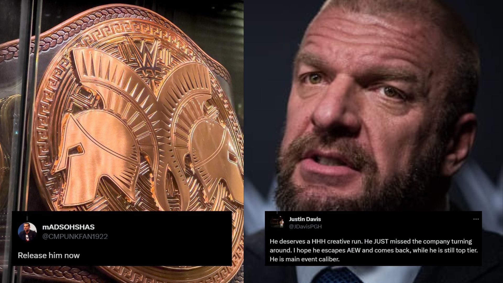 "He deserves a HHH creative run," "Release him now" - Fans devastated ...
