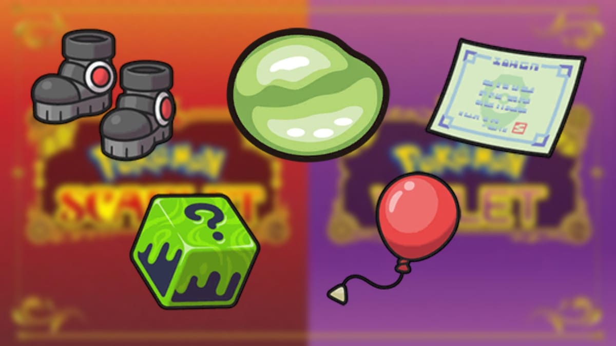 Pokemon Scarlet and Violet Held Items tier list for June 2024